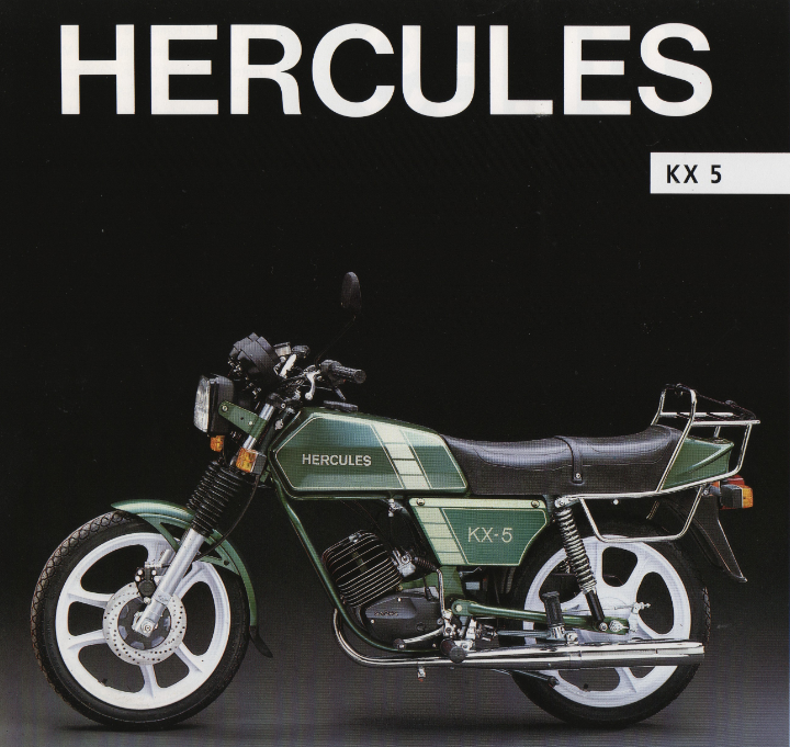The 1992 Hercules KX 5: A Postmodern Sports Moped - Mopeds.com